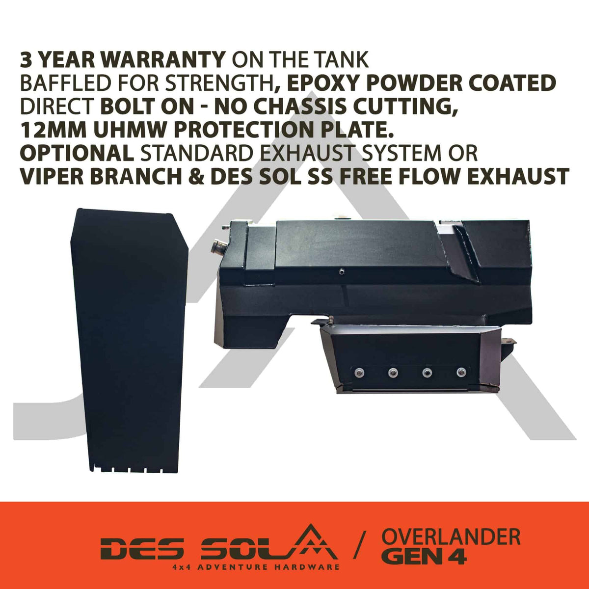 DES SOL - 80 Litre Long Range Fuel Tank (Jimny Year 2018+) – JimSA.co.za