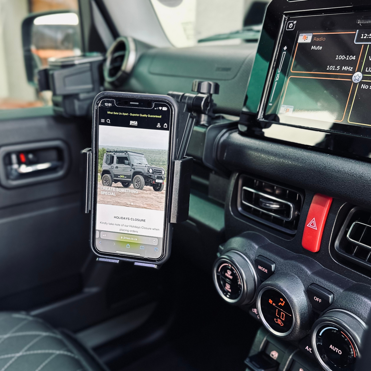 Premium Phone Holder (Jimny Year 2018+) – JimSA.co.za
