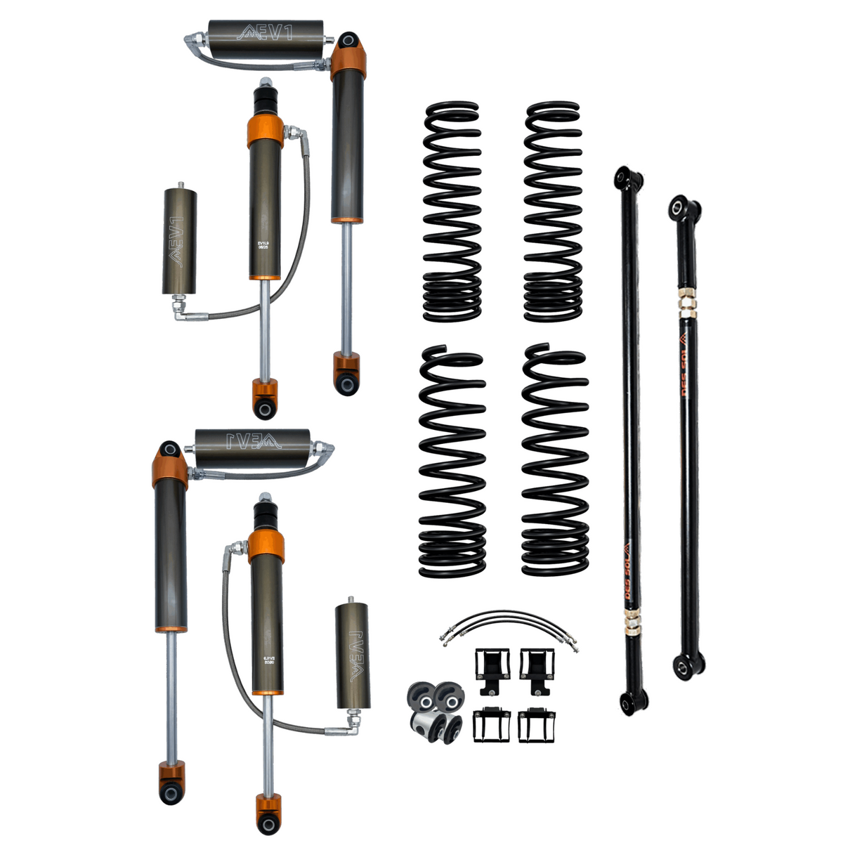 NXT-GEN EV1L50 – 50mm Overlanding Suspension Lift Kit Pack 4 (GEN3 Jim ...